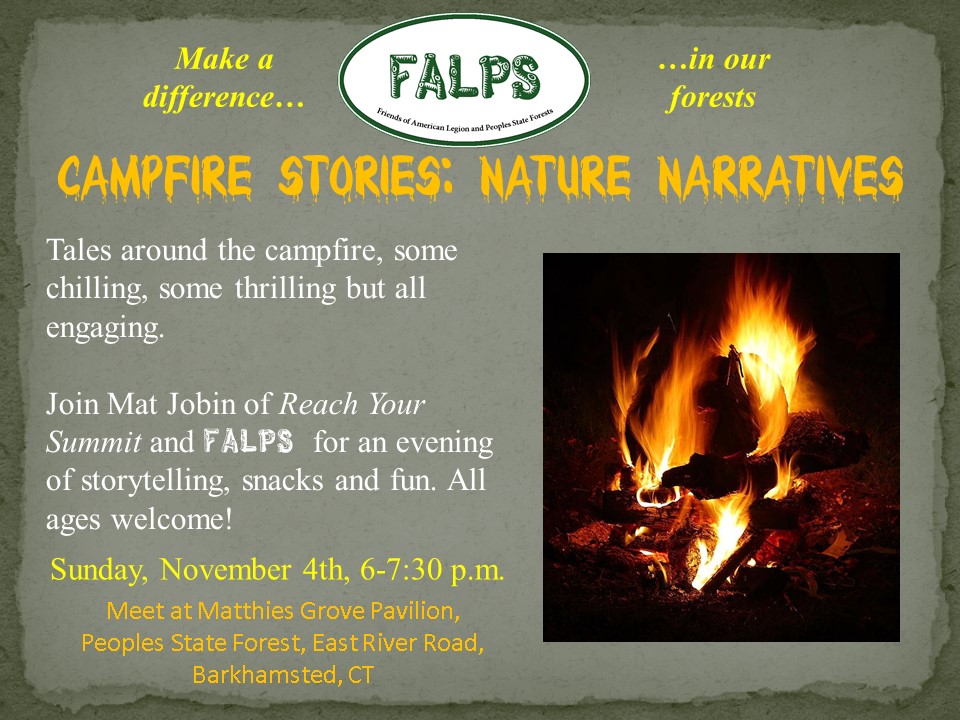 Campfire Stories This Sunday, Nov. 4th! – Friends of American Legion ...